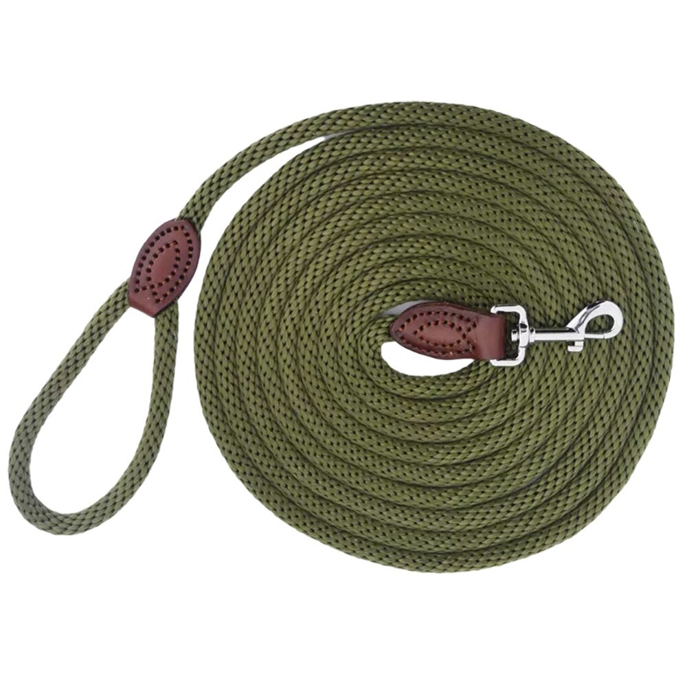 Lesa pentru caini, Nylon, 5m, Verde - eMAG.ro