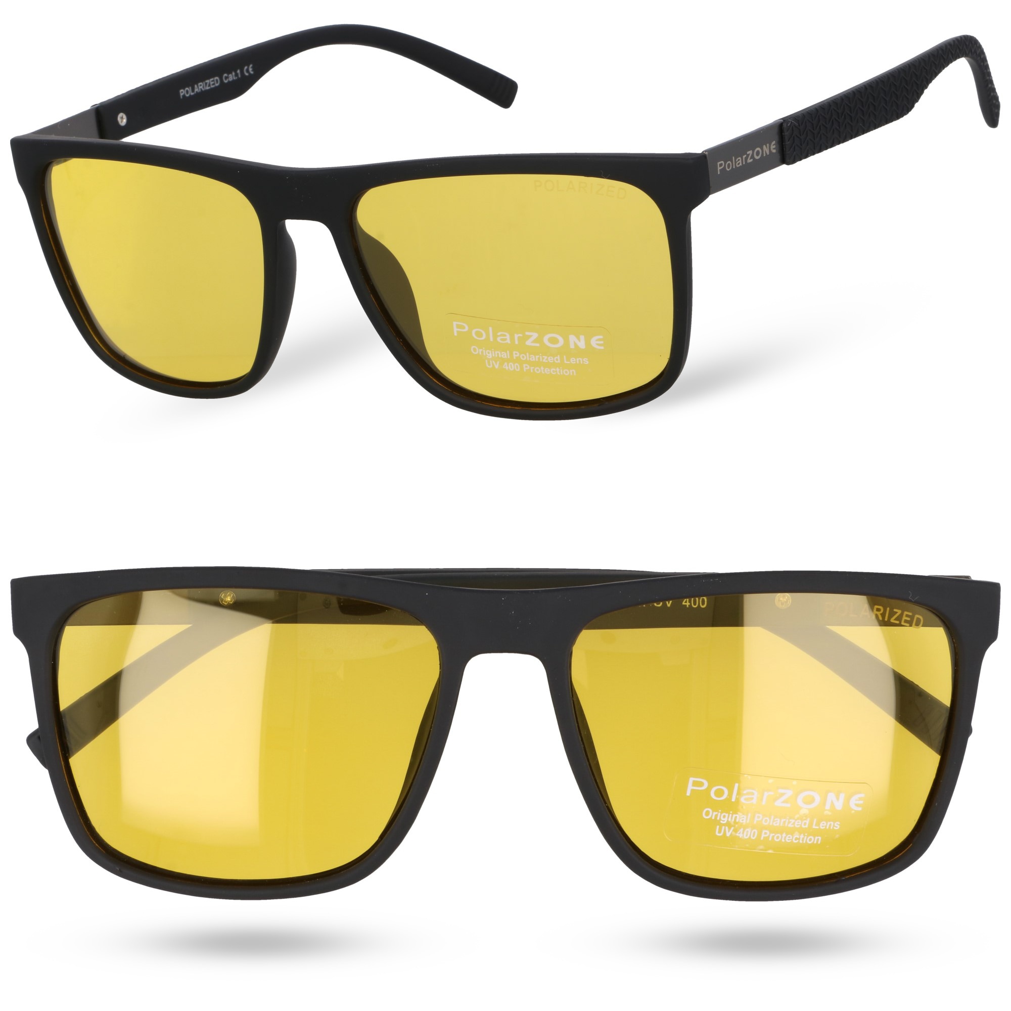 Ochelari de condus, Born86, Plastic, Polarizati, UV4000, Negru 4713 ...