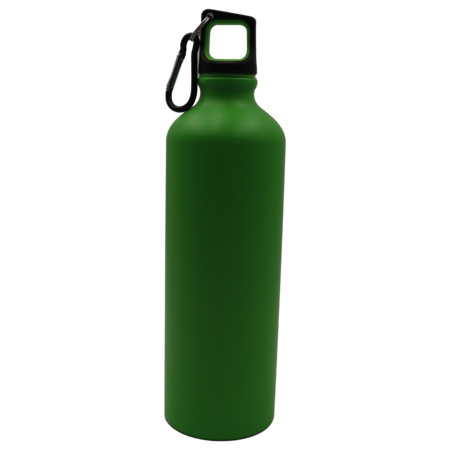 Sticla Sport Metalica, 800ml, Carlig Prindere, Verde, Dalimag - eMAG.ro