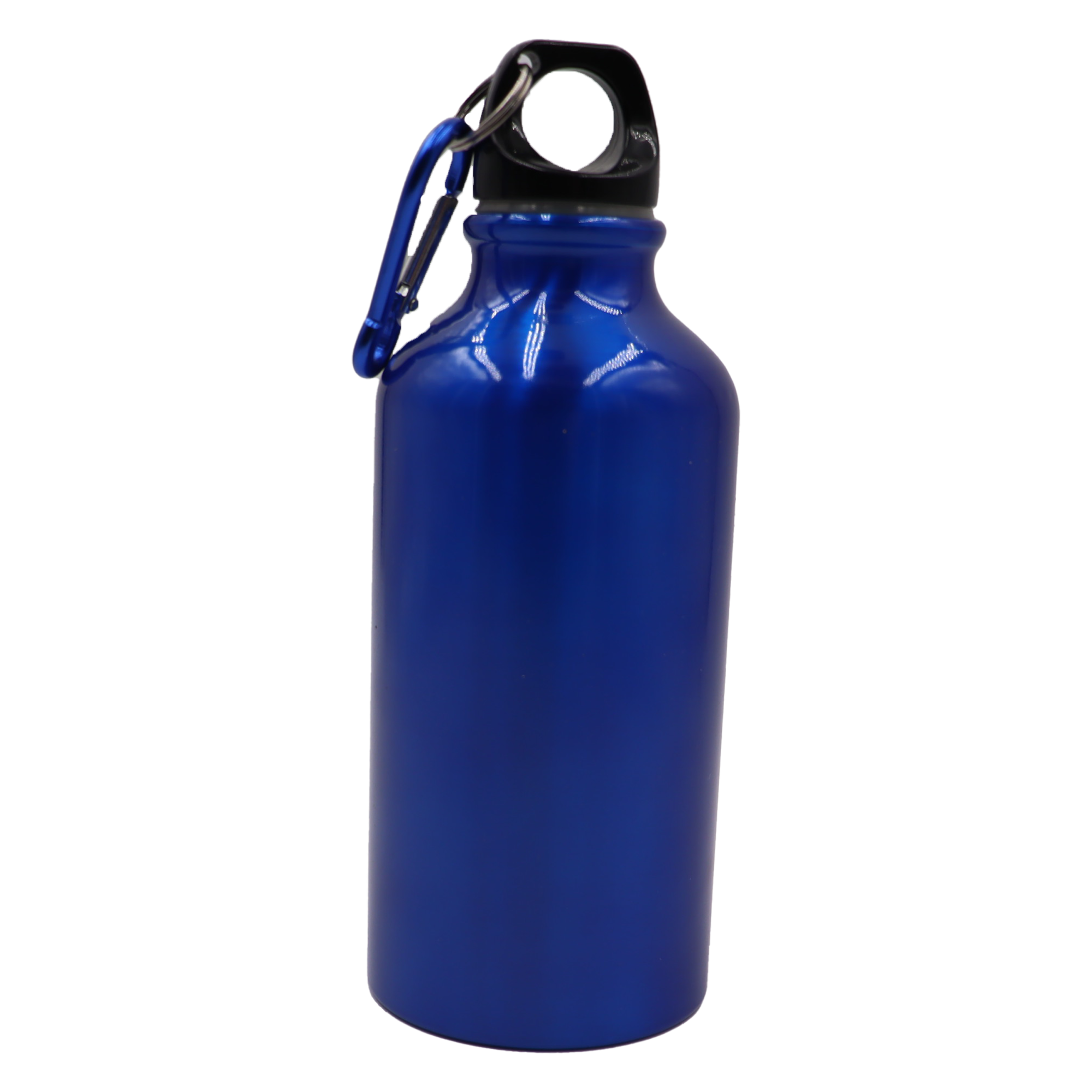 Sticla Sport Metalica, 400 ml, Carlig Prindere, Albastra, Dalimag - eMAG.ro