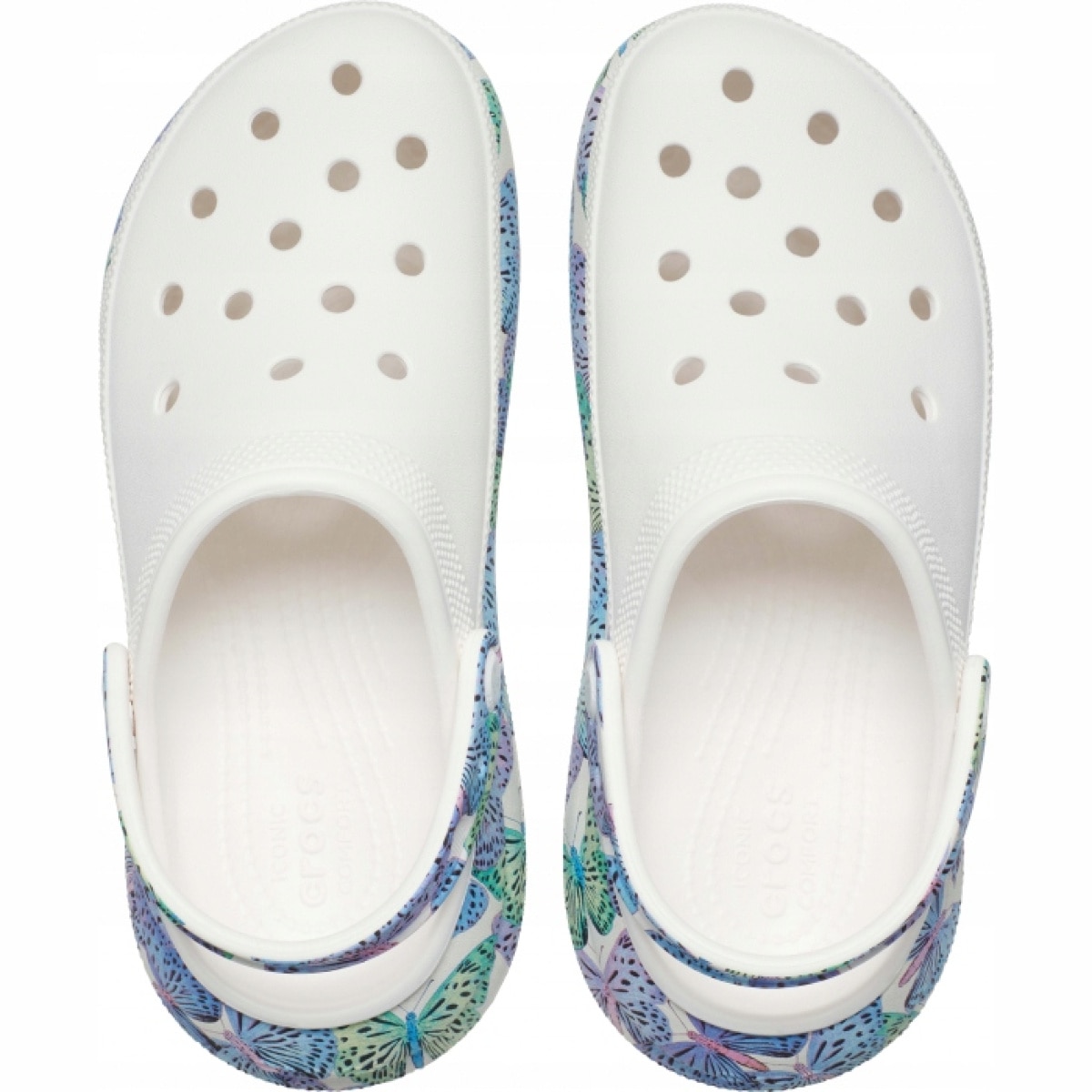 Saboti Dama, Crocs, Classic Crush Clog, Croslite, Alb, 38-39 EU - eMAG.ro