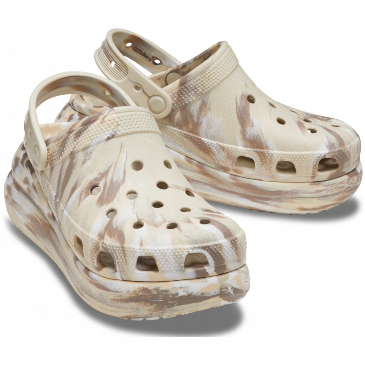 Saboti Dama, Crocs, Classic Crush Clog, Croslite, Bej - eMAG.ro