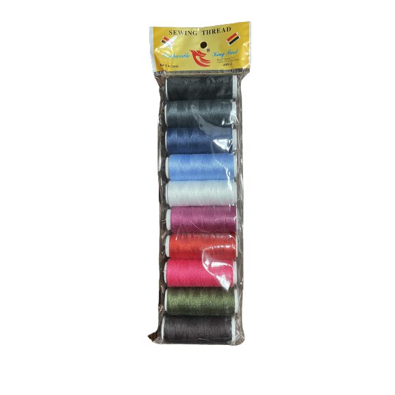 Set ata cusut, 10 papiote, multicolor, poliester - eMAG.ro