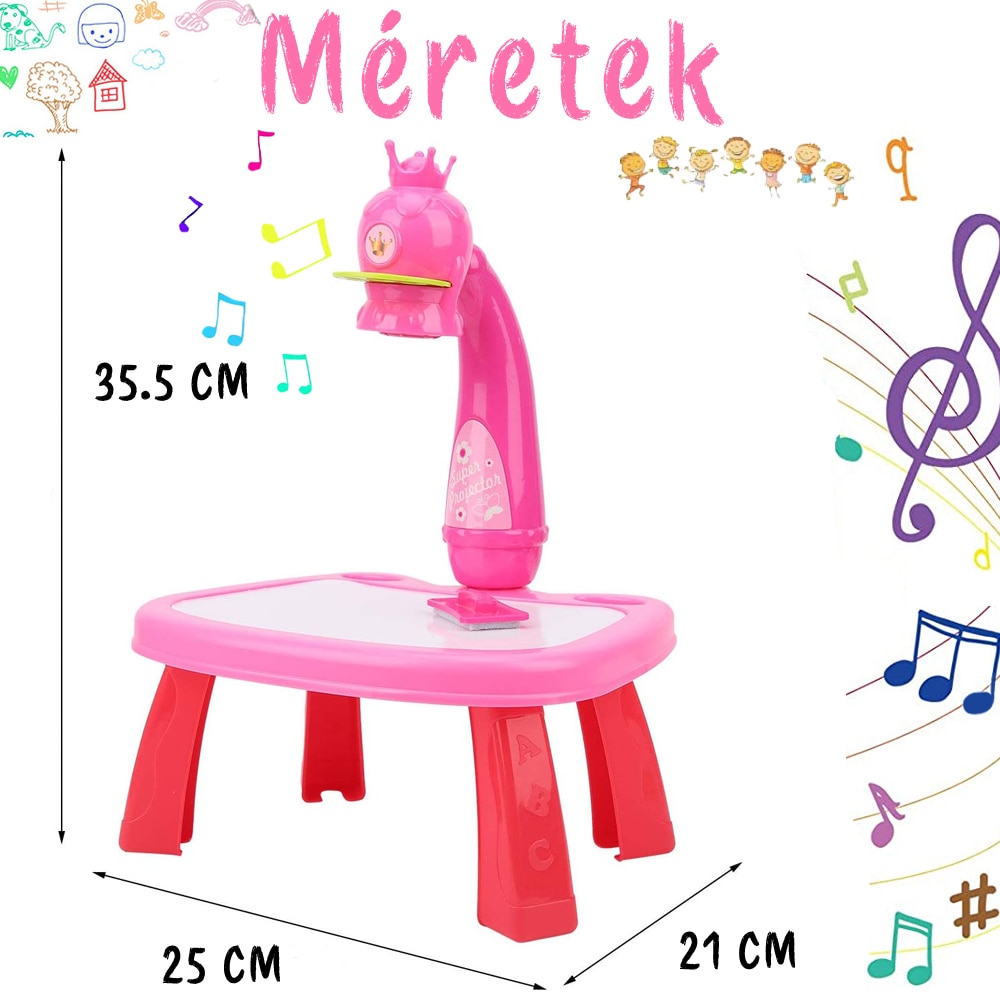 Pitikot tábla típusú oktatójáték, rajzasztal projektorral, hologrammal ...