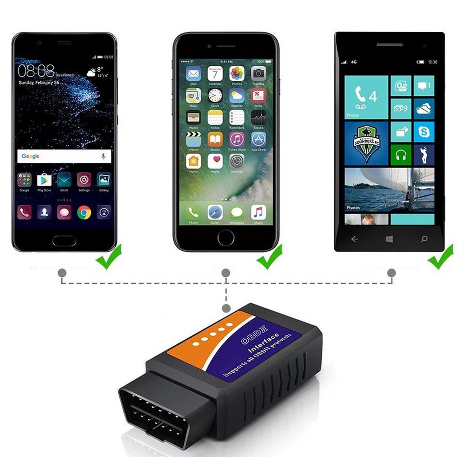 Tester Auto Diagnoza OBD2 RETOO DriveTech, Interfata ELM327 Cu ...