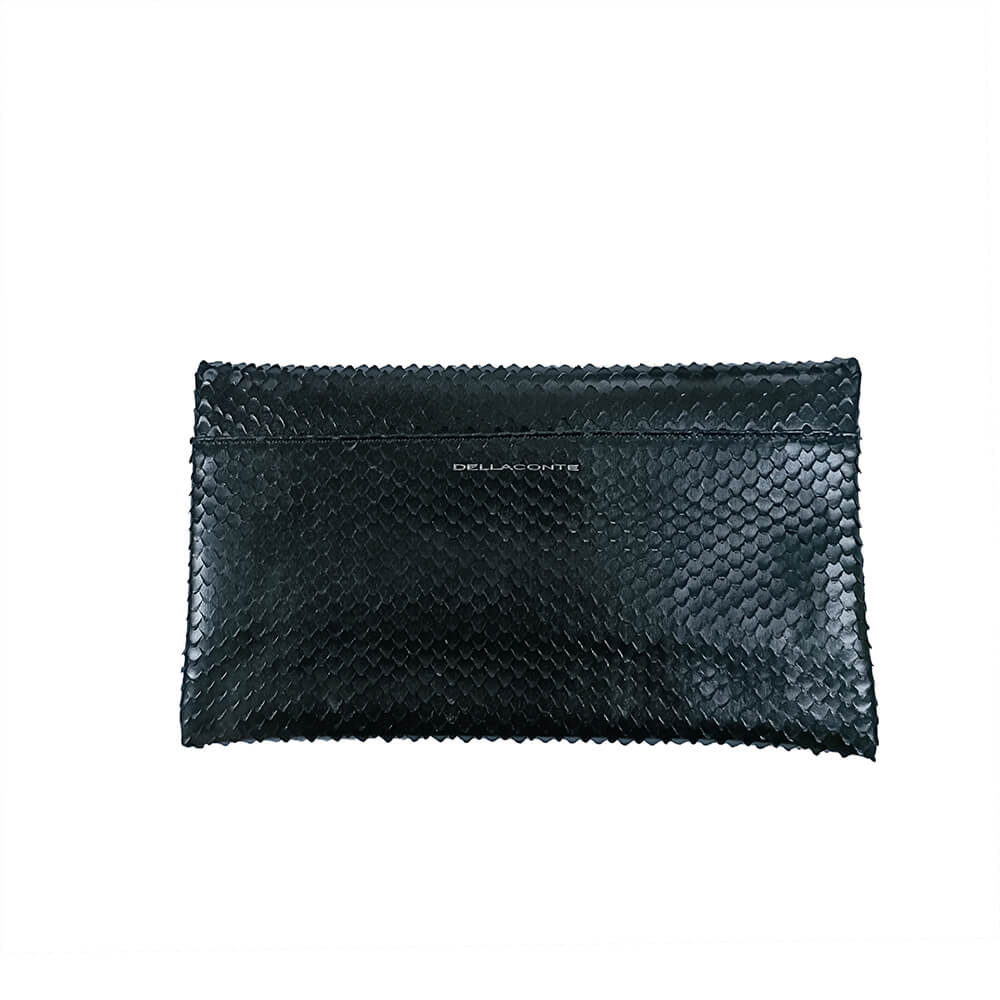 Geanta Dama plic din piele naturala Dellaconte, 8466-00 Negru - eMAG.ro