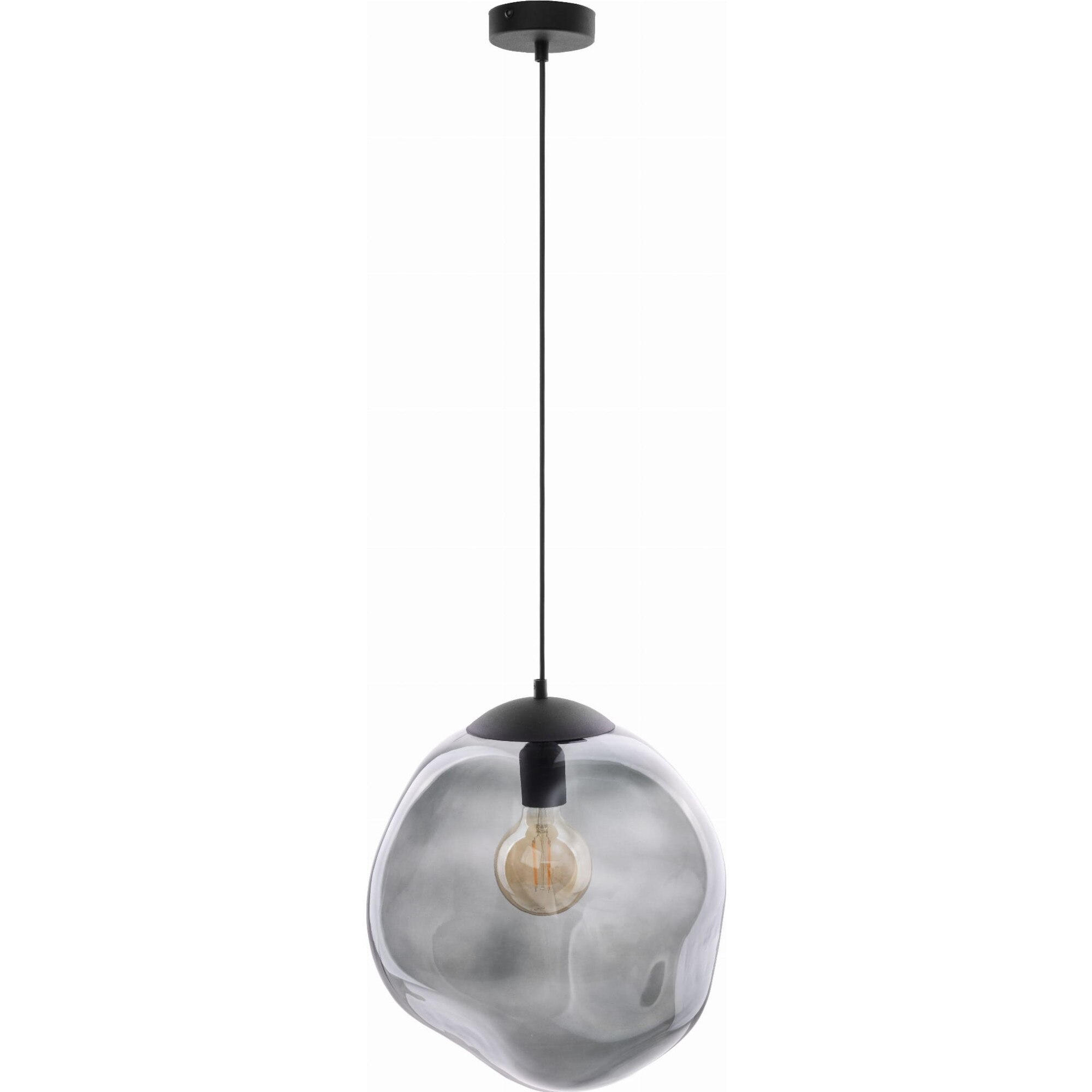Pendul de iluminat, TK Lighting, Metal/Sticla, Soclu E27, Negru - eMAG.ro