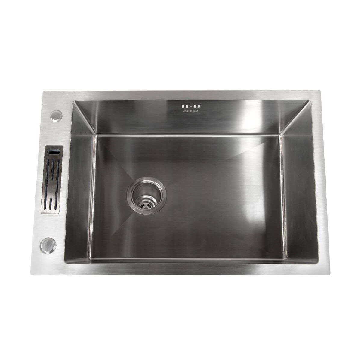 Chiuveta bucatarie, Zito, Fontana, inox, 680x450x220 mm - eMAG.ro