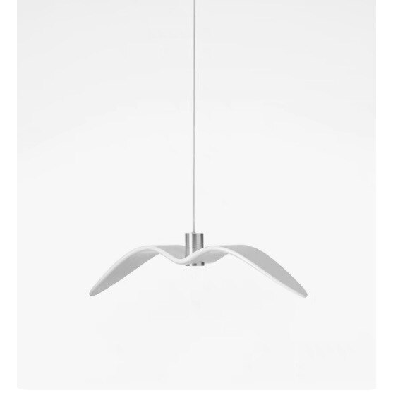 Lampa Suspendat Flying Bird, Goeco, Metal / Sticla, Sarma suspendata 1m ...