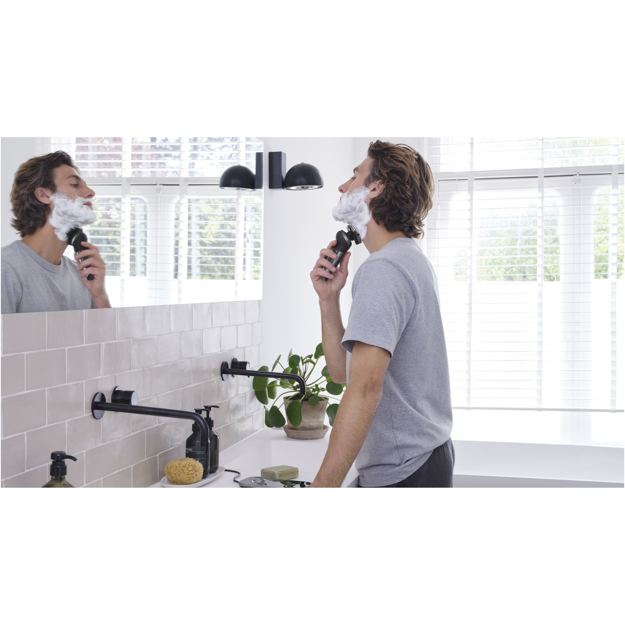 Самобръсначка Philips Shaver Series 9000 Prestige SP9872/15, Мокро/сухо ...