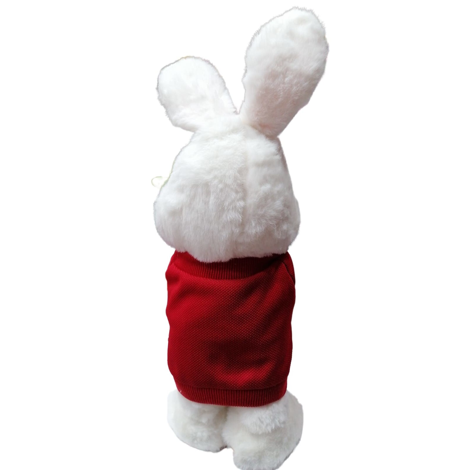 Iepuras interactiv, dansator, repetare vocala, rosu, 37 cm - eMAG.ro