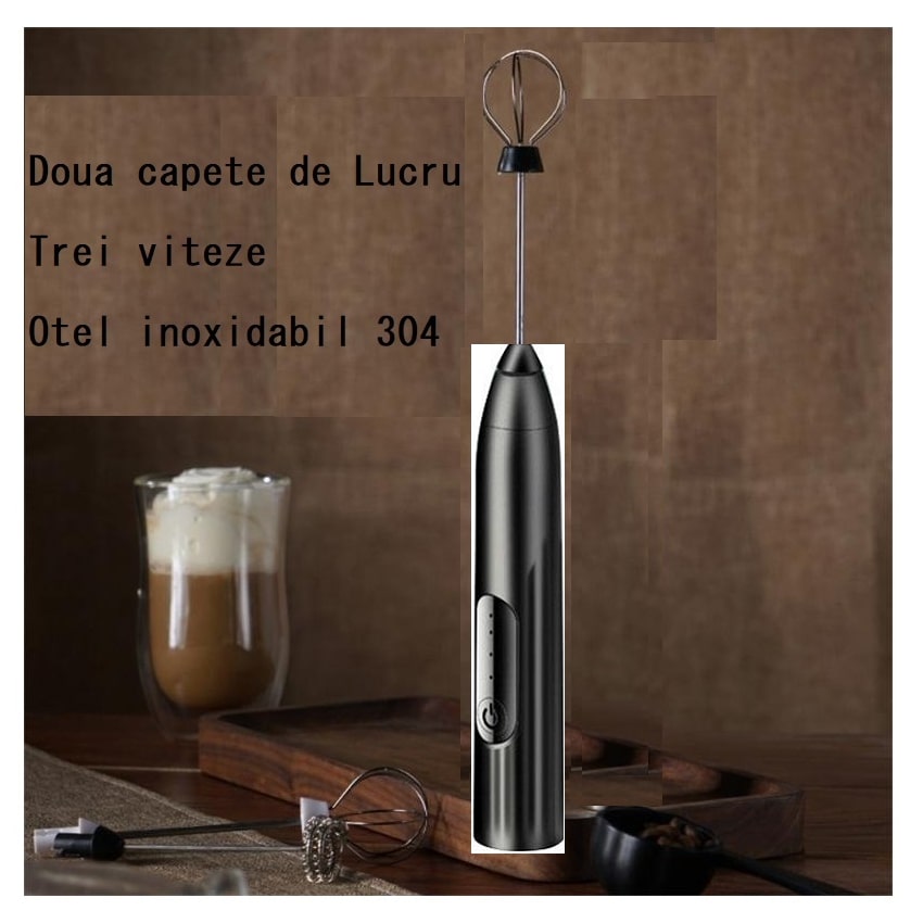 Mini Mixer Pentru Spuma de Lapte si Diferite Mixuri Lichide, Putere 4 W ...