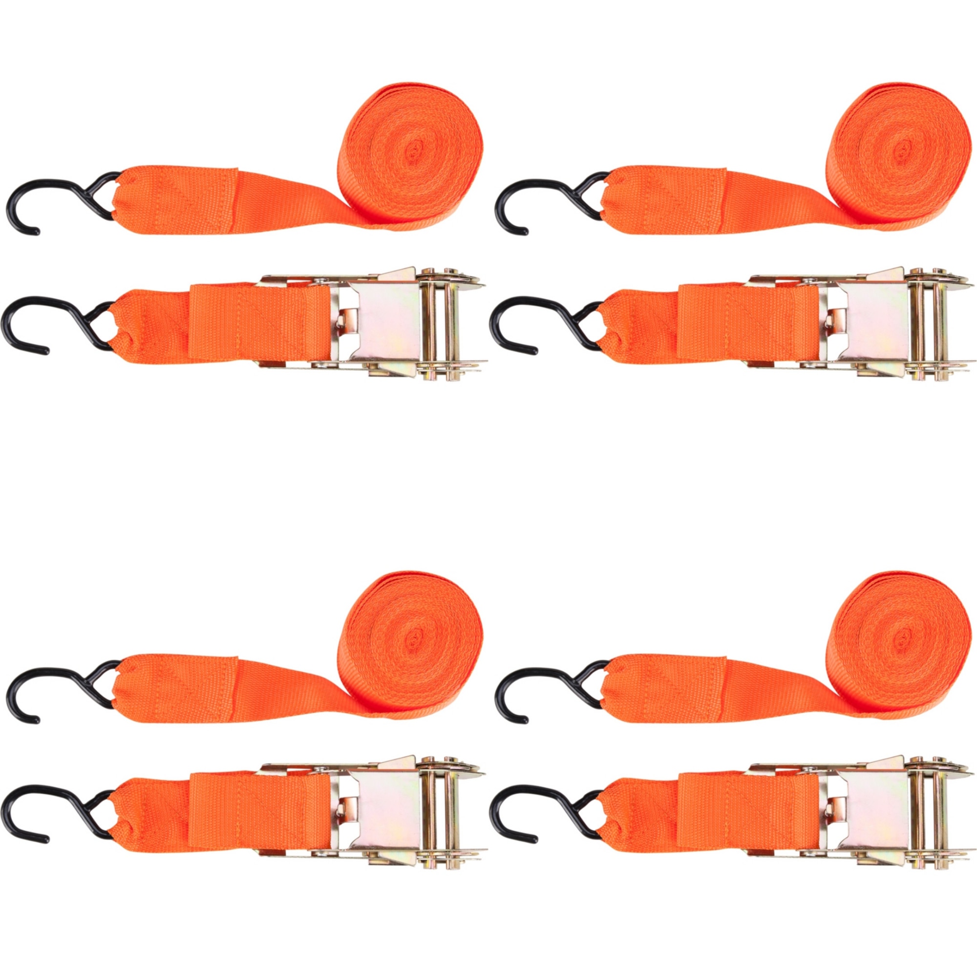 Set 4 Chingi Ancorare Cu Clichet, 3.6 m, 25mm, capacitate 800 kg - eMAG.ro