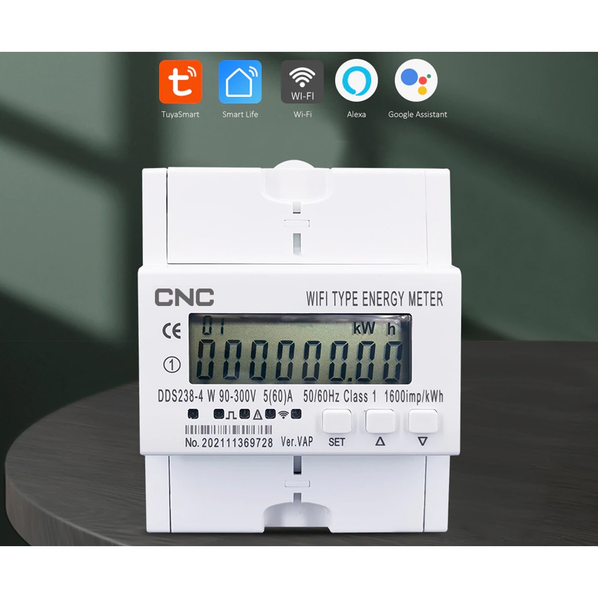 Contor inteligent de energie electrica cu functie de siguranta, WiFi ...