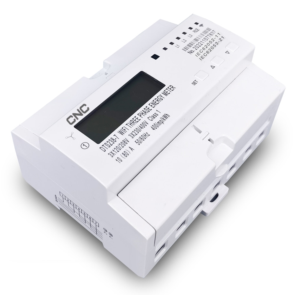 Contor inteligent de energie electrica, trifazat, WiFi, 380V, 80A ...