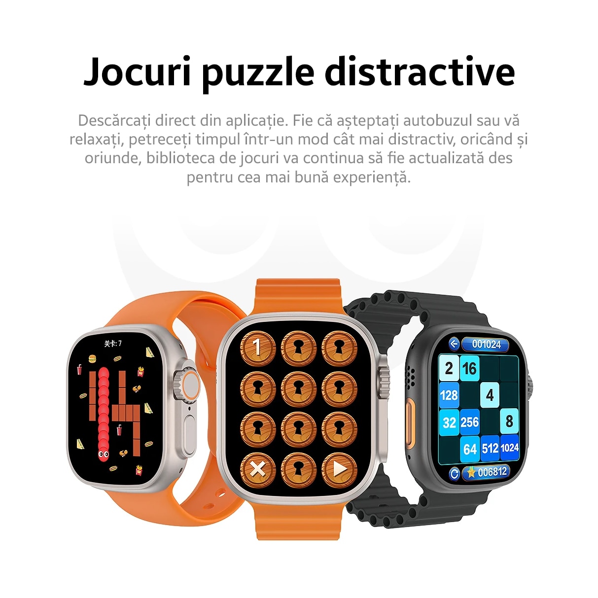 Ceas SmartWatch Smarty® Ultra Series, 2.2" IPS Multi Touch, ECG, NFC ...