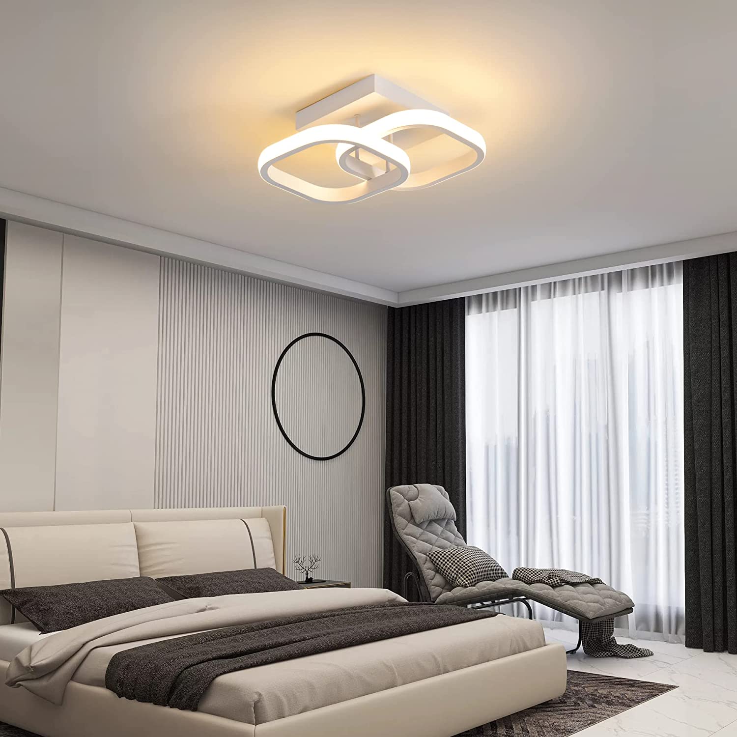 Plafoniere cu LED, Toolight, 85-265v, 22W, Aluminiu, Dia 19cm, Lumina ...