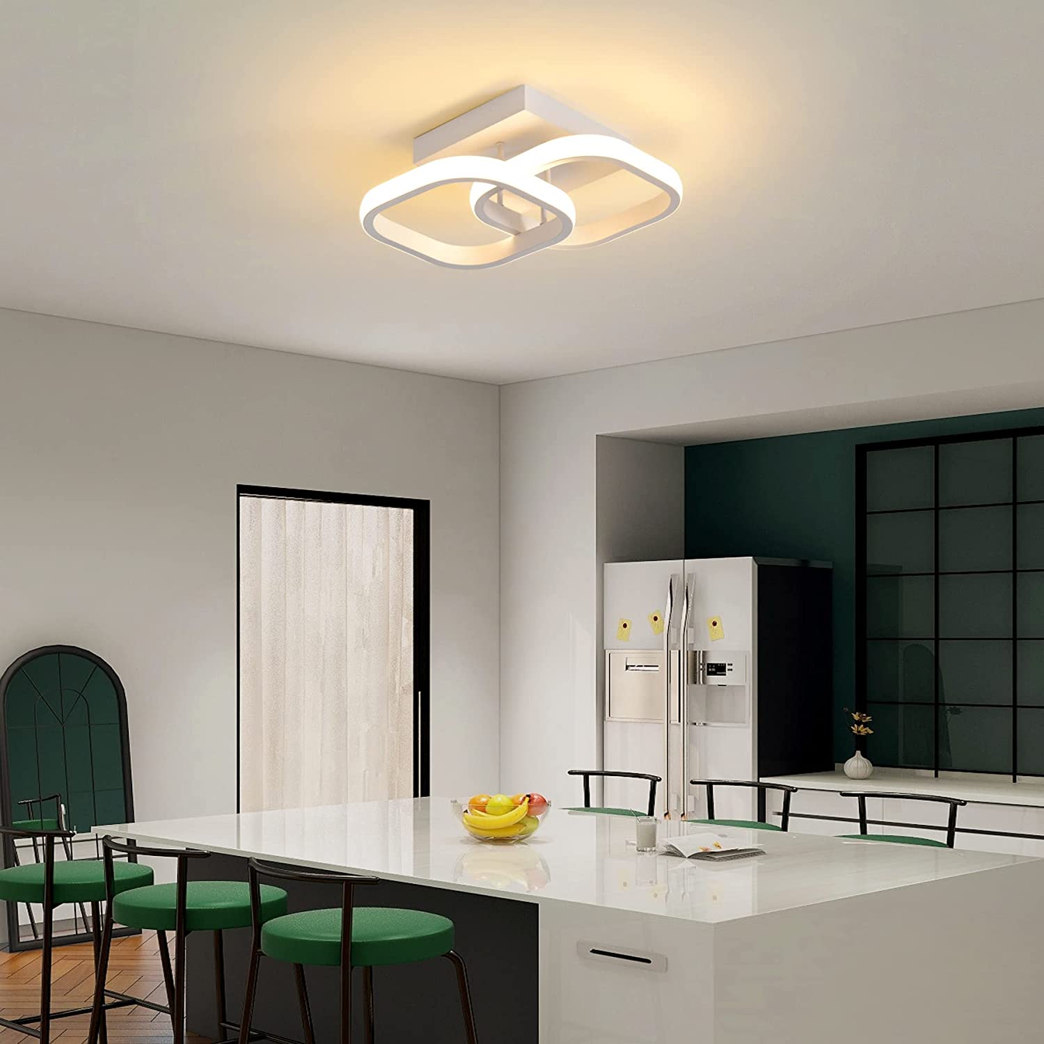 Plafoniere cu LED, Toolight, 85-265v, 22W, Aluminiu, Dia 19cm, Lumina ...