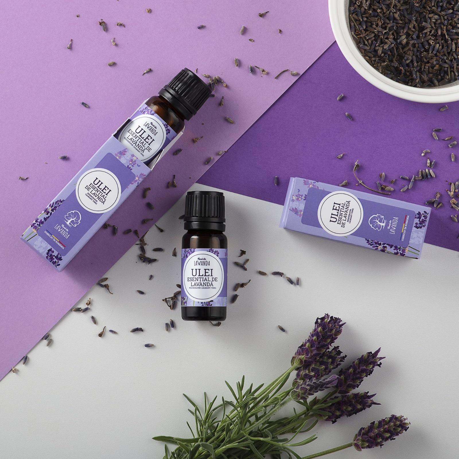 Ulei esential de lavanda, provenit din cultura ecologica, Nucul din ...