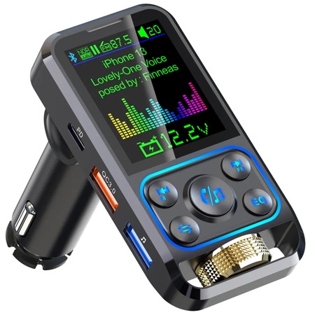Modulator FM Nimox® Bluetooth 5.0, Display LCD, Hands-Free ...