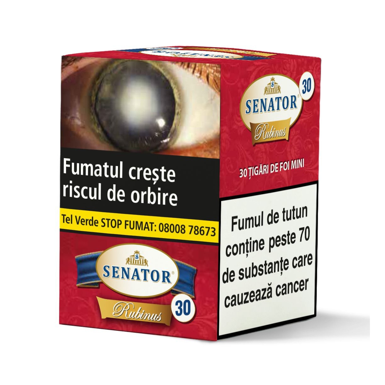 Tigari de foi - Senator Mini Cigars RUBINUS 75g, 30 bucati - eMAG.ro