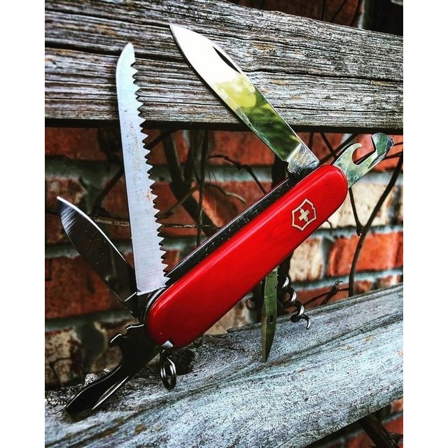 Briceag multifunctional, Victorinox, 13 in 1, Inox, Rosu - eMAG.ro