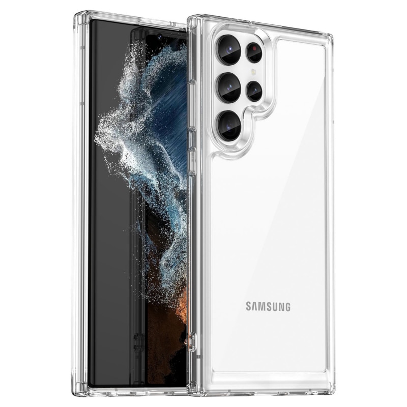 Предпазен калъф OEM Outer Space за Samsung Galaxy S23 Ultra, Прозрачен ...