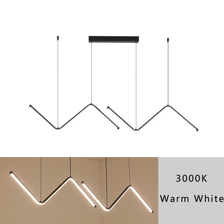 Candelabru modern LED, Goeco, Aluminiu/Fier, 100x100x25 cm, Cu ...