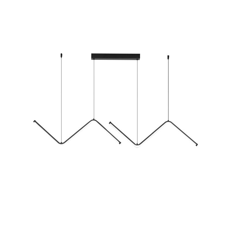 Candelabru modern LED, Goeco, Aluminiu/Fier, 100x100x25 cm, Cu ...