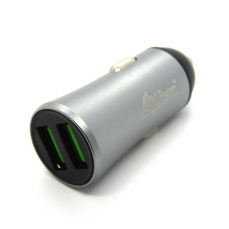 Allison 2 Usb Autós Töltő és 1 Méteres Type C Kábel Fémszürke Emag Hu