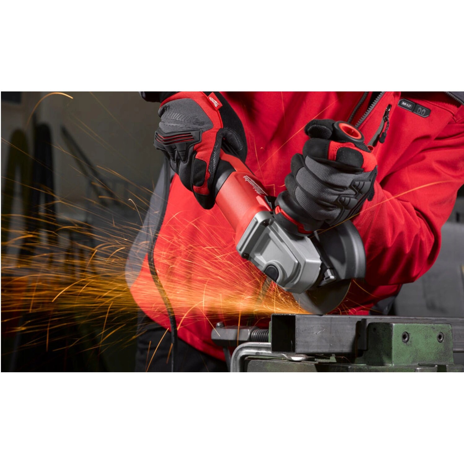 Polizor unghiular, Milwaukee, 125 mm, 1000 W, Rosu - eMAG.ro