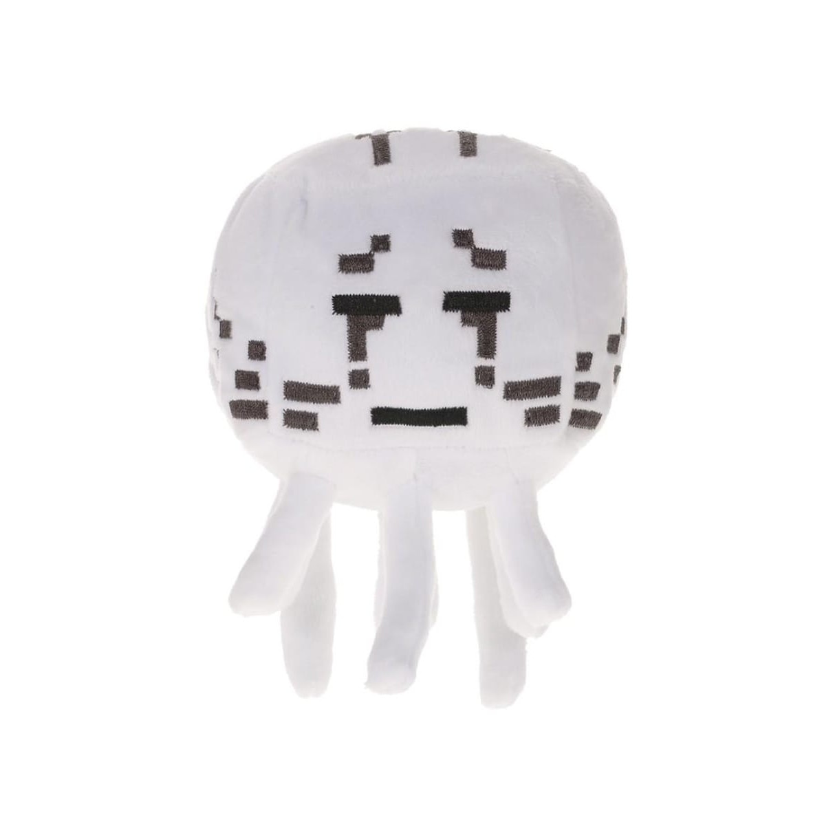 Jucarie de plus, tip Minecraft, cu ventuza, alb, 15 cm - eMAG.ro