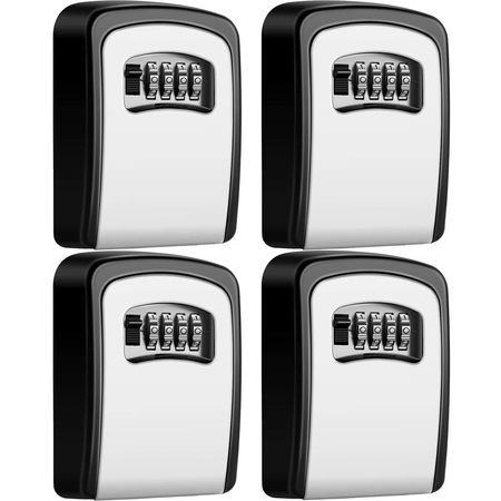 Set 4 cutii cu cifru pentru depozitare chei Echo Soul®, montare pe ...