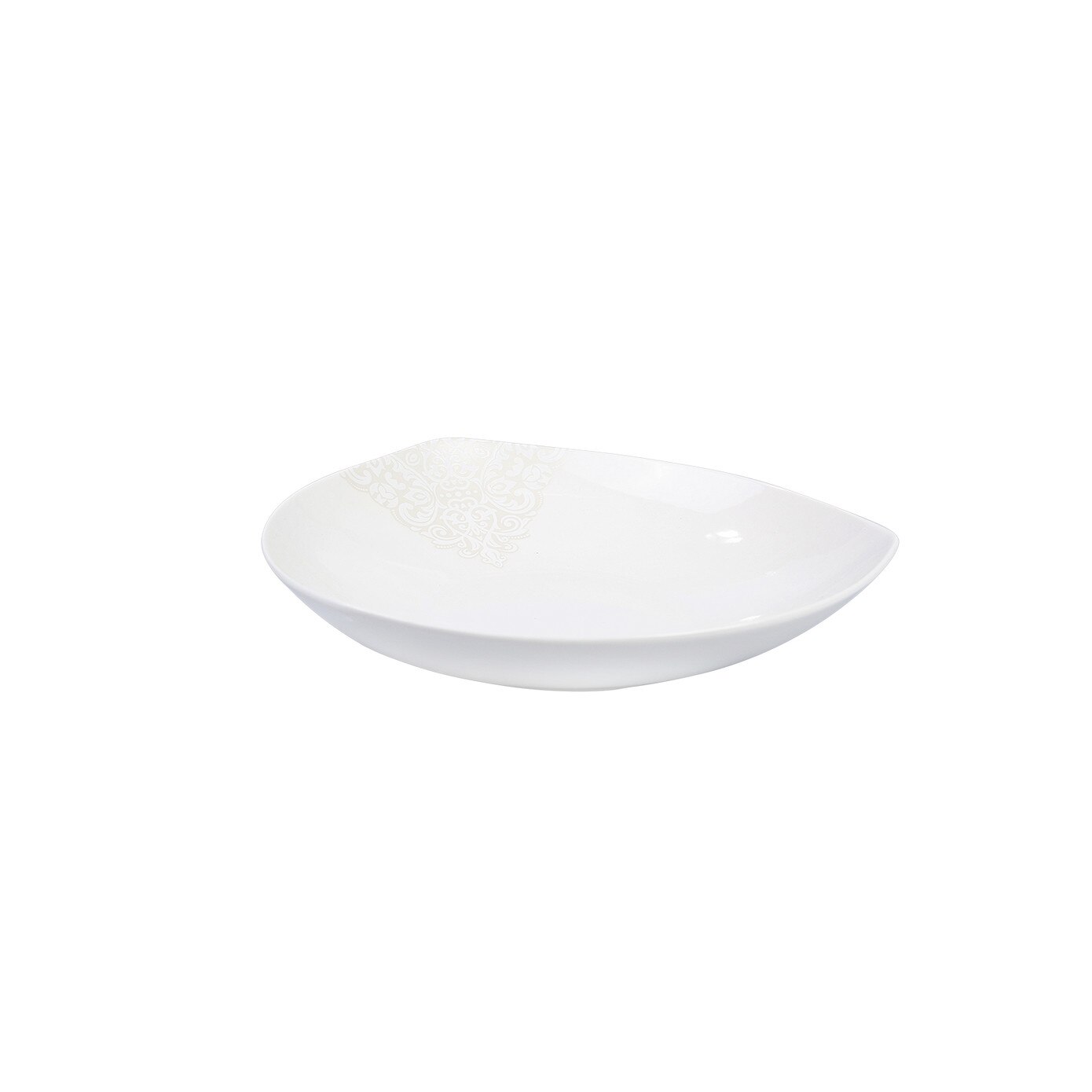 Set de vesela pentru 12 persoane Sila Cream, Karaca, Portelan Alb, 60 ...