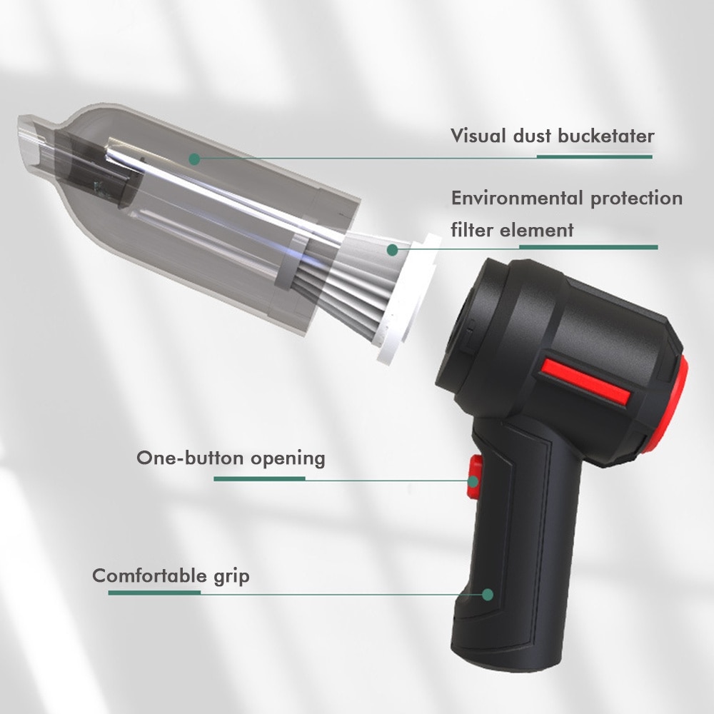 Aspirator auto, AREOUT, Portabil, 120W, Negru - eMAG.ro