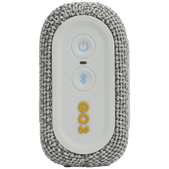 Boxa portabila JBL Go 3 Eco, Bluetooth. IP67, 5H, Alb - eMAG.ro