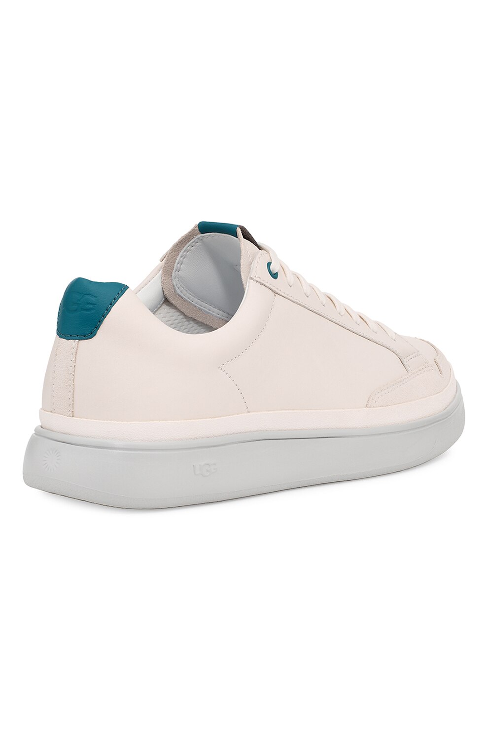 UGG, Pantofi sport de piele cu garnituri de piele intoarsa South Bay ...