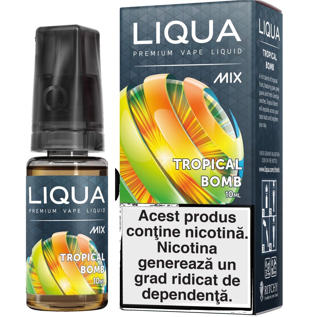 Lichid pentru Tigara Electronica Liqua Mix Tropical Bomb 6mg/10ml - eMAG.ro