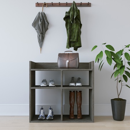 Pantofar, Vista, Wenge, 75 x 35 x 72 cm - eMAG.ro