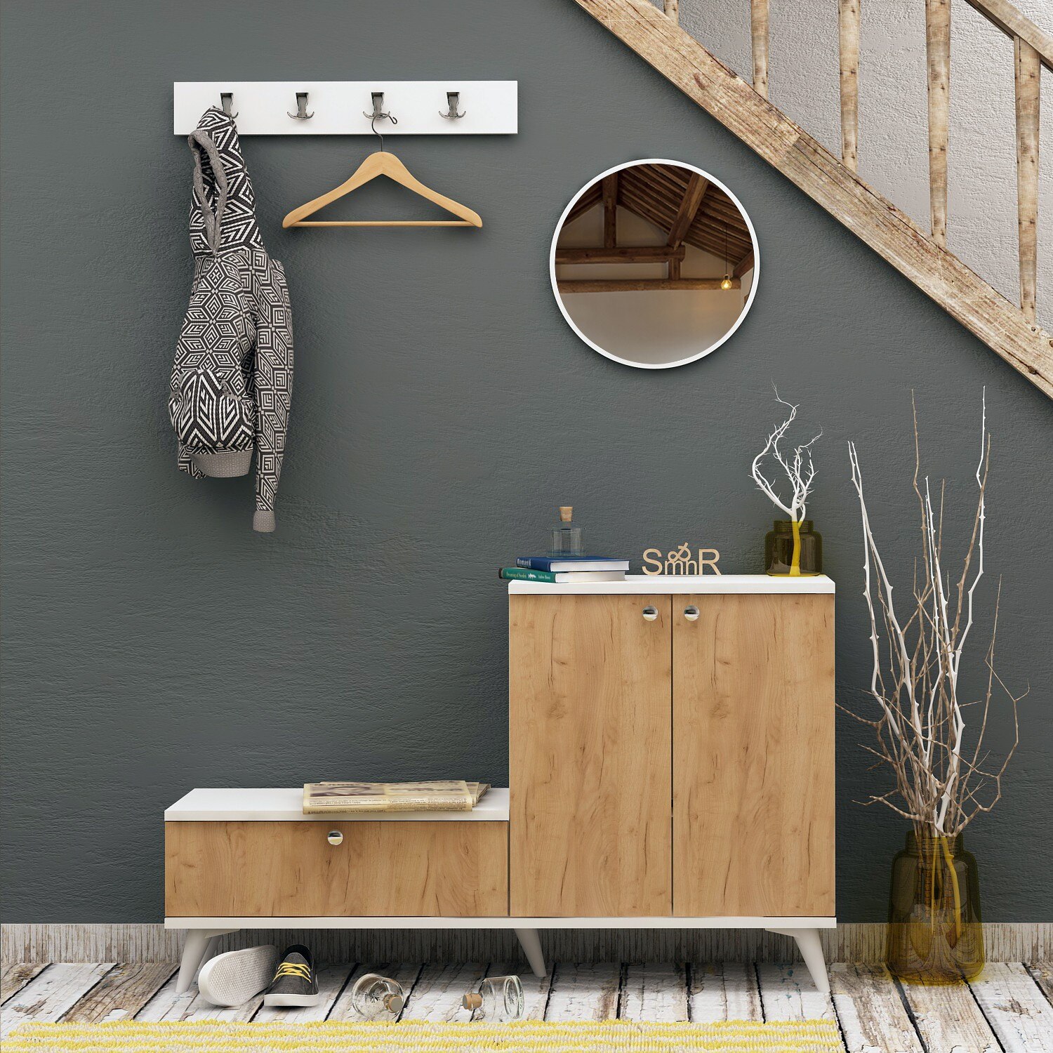 Pantofar, Fijel, Nuc, 120 x 76 x 30 cm - eMAG.ro