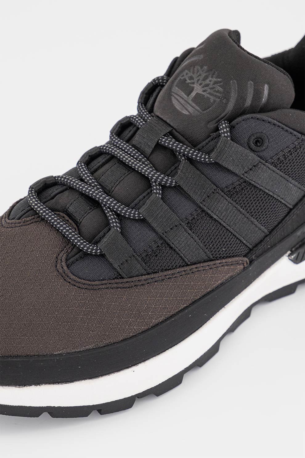 Timberland, Мрежести спортни обувки с лого, Черен, 8.5 - eMAG.bg