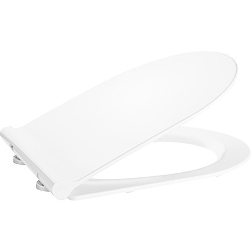 Capac WC Roca Nexo slim, soft close, alb 45x36 cm - eMAG.ro