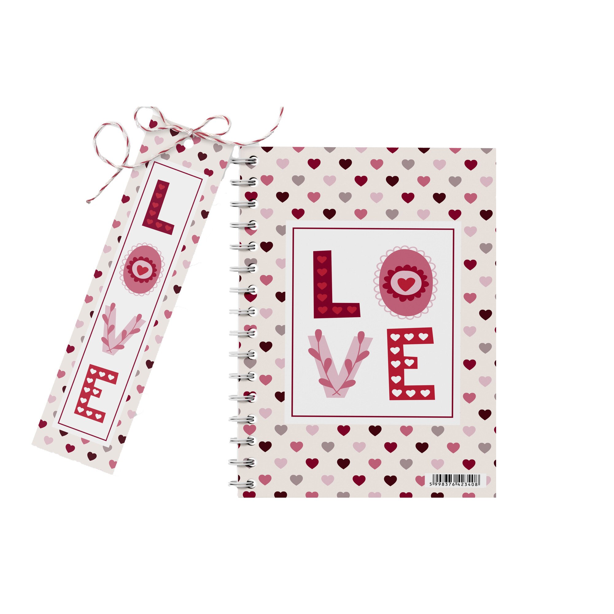 Carnetel A6 cu semn 100F spirala Love velin - eMAG.ro