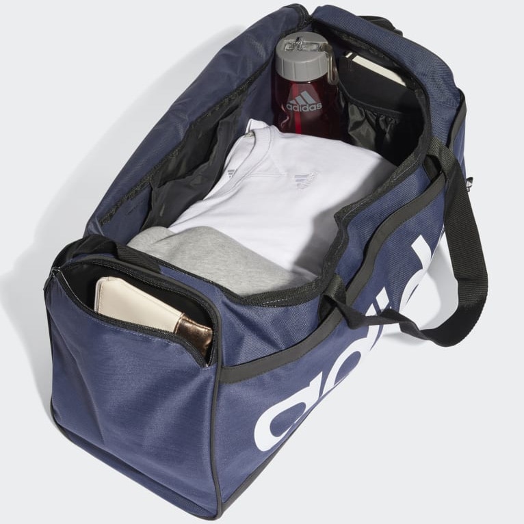 Geanta sport Adidas LINEAR Medium, albastru - eMAG.ro