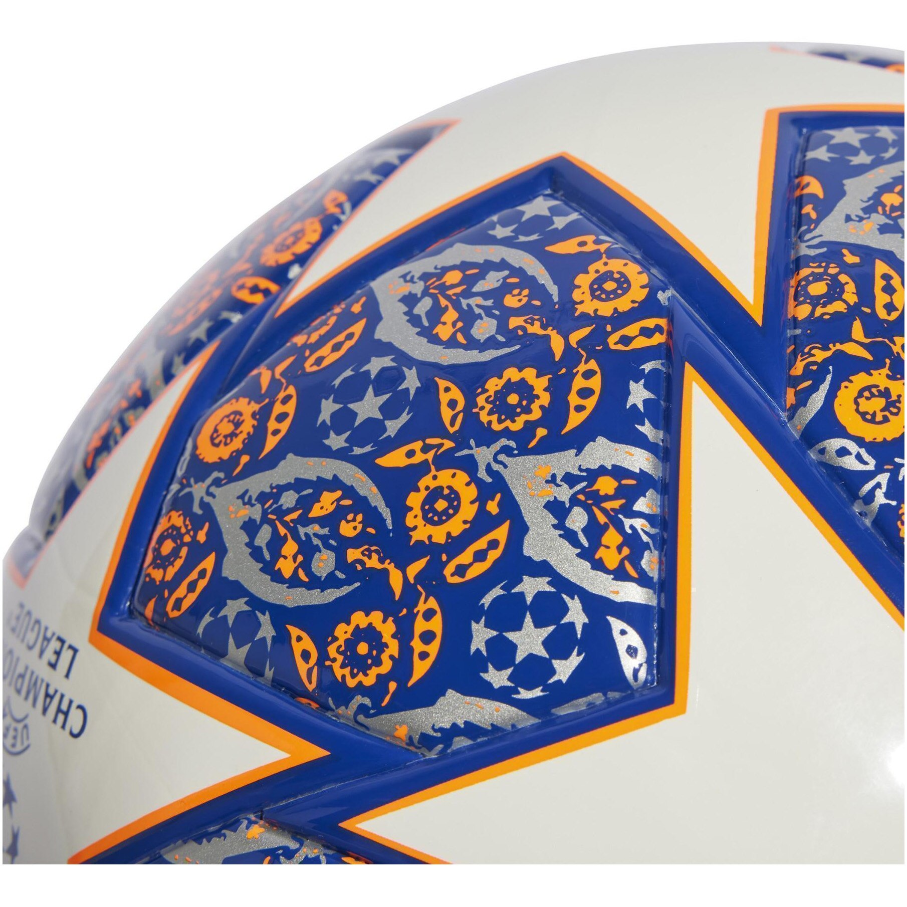 Minge fotbal Adidas UCL J350 League Istanbul, marime 5, alb/albastru ...