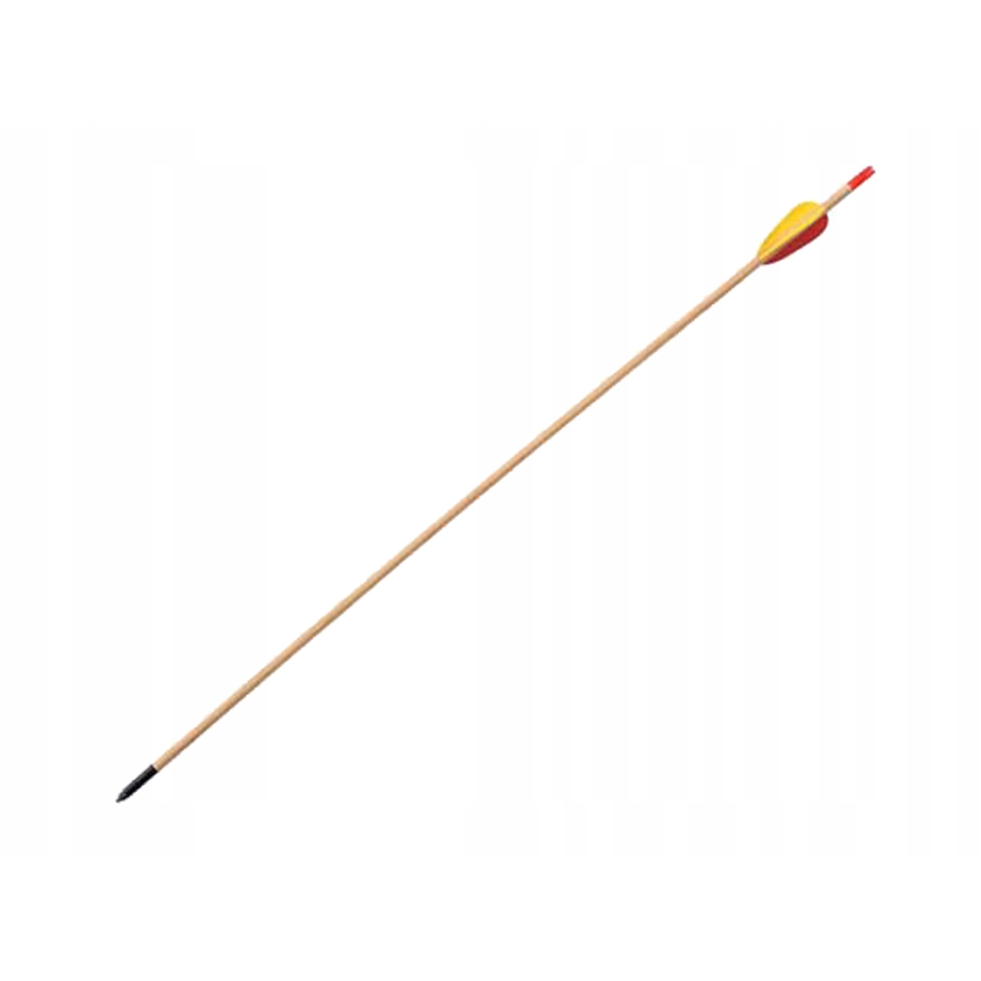 Sageata pentru arc, Lemn/Otel, 29inchi, Galben/Rosu - eMAG.ro