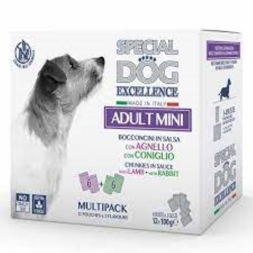 Monge Special Dog Excelence, 12 x 100 g, Felnőtt Mini Kutyának, Bárány ...