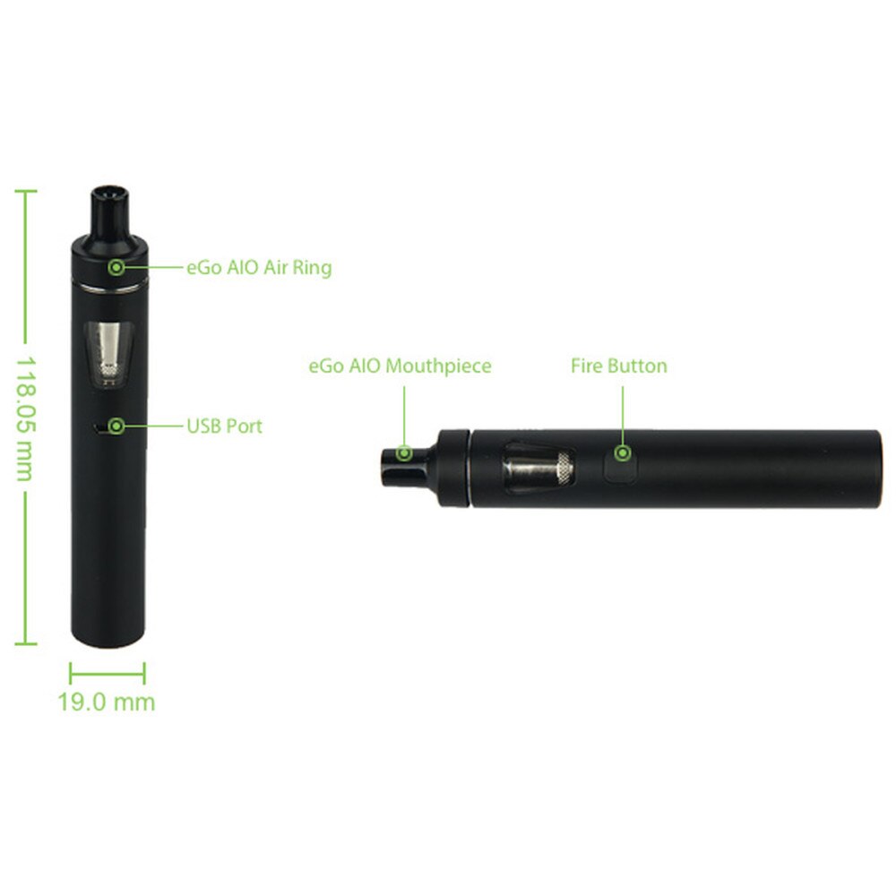 Kit Tigara Electronica Joyetech eGO AIO 1500 Black - eMAG.ro