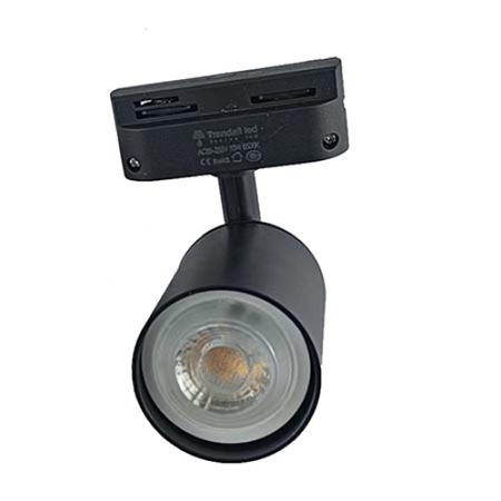Spot Sina Spot LED Magazin Sina cu bec GU10 10W Culoare negru lumina ...