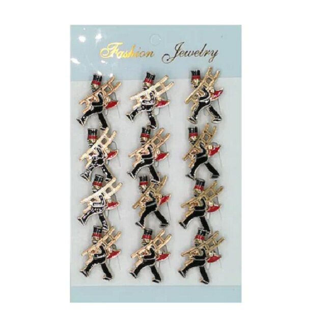 Комплект от 12 броя брошки за марцисар "Cosarul voios", PROMERCO ...